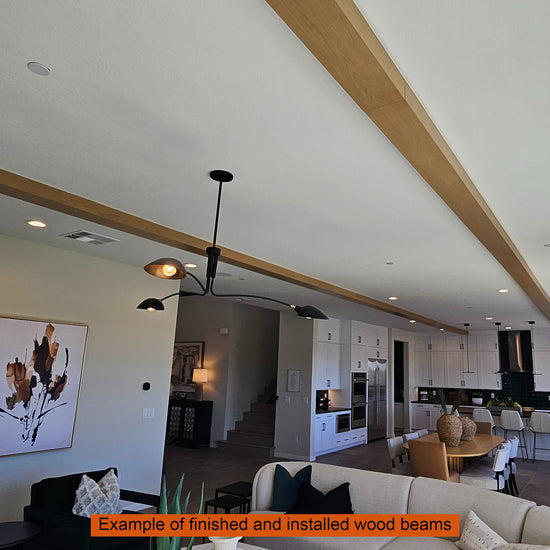 Poplar Wood Beam 3-Sided – Woodstock Walls